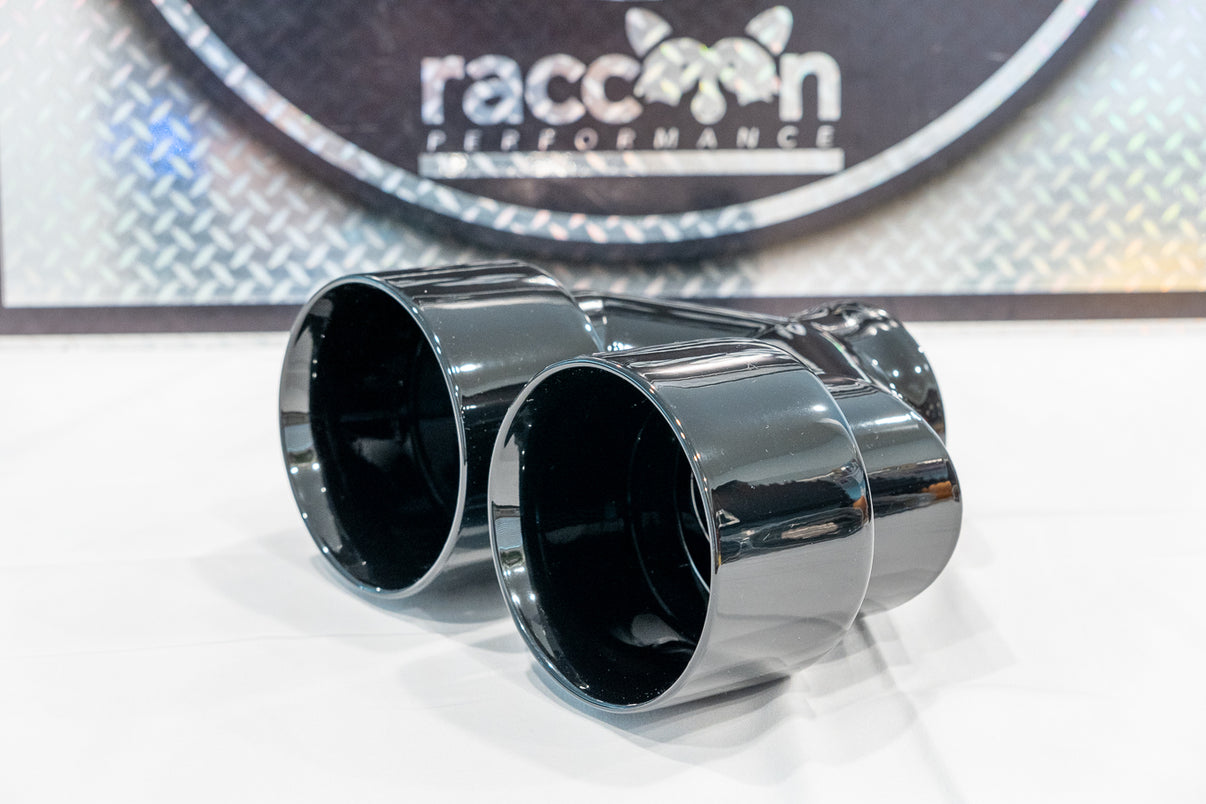 2015-2023 Dodge Challenger Black Quad Exhaust Tips / Includes 2 Tips ...
