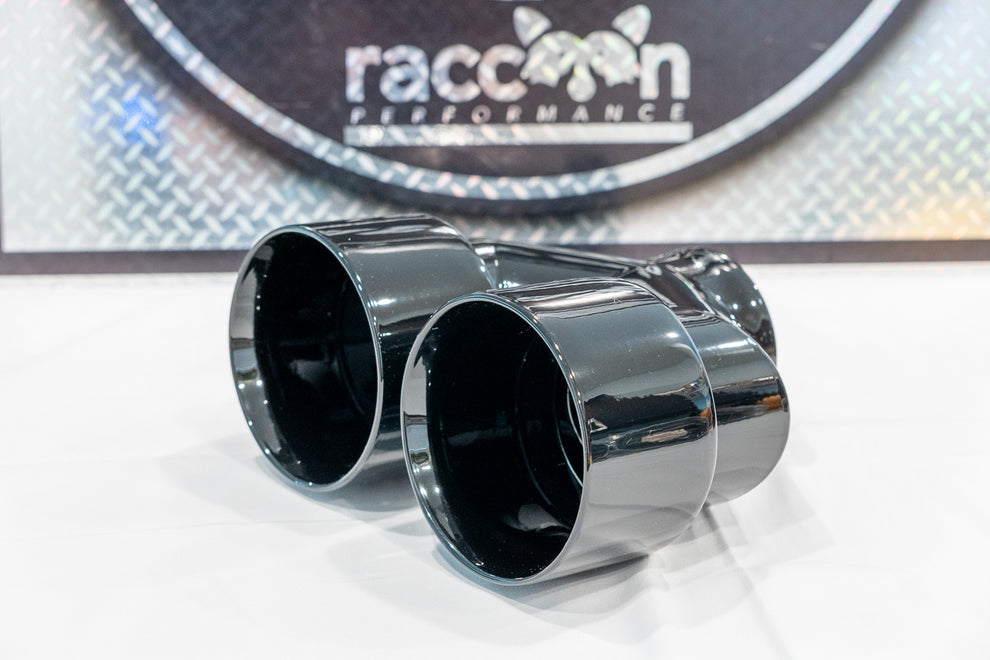 2015-2023 Dodge Challenger Black Quad Exhaust Tips / Includes 2 Tips ...