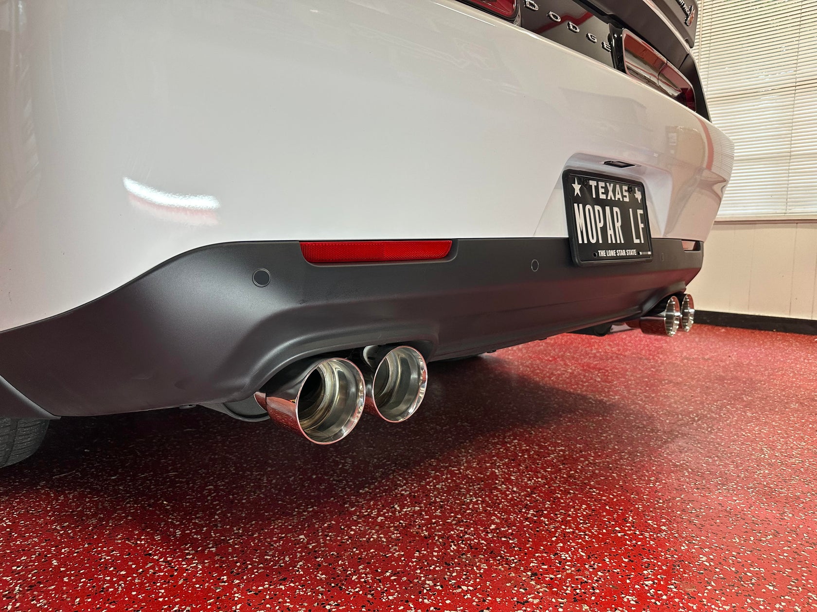 2015-2023 Dodge Challenger Polished Quad Exhaust Tips / Includes 2 Tip ...